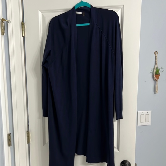 89th & Madison | Sweaters | 89th Madison Long Navy Cardigan Sweater ...